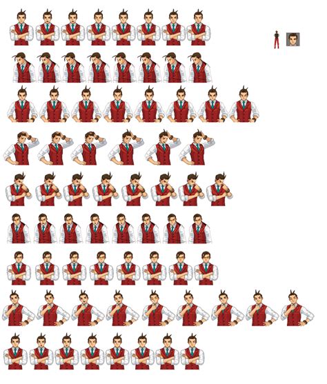 Apollo Justice Front Sprites By Hessehl On Deviantart