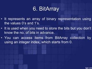 Collections In Net Technology 2160711 PPTX