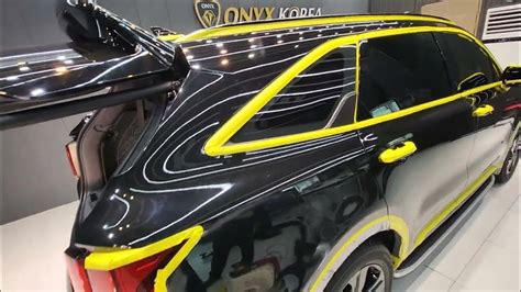 자동차 광택 유리막코팅 잘하는곳 천안 아산 오닉스 광택 시공시작합니다 쏘렌토 Youtube