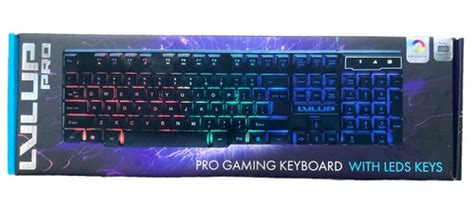 Lvlup Pro Gaming Keyboard With Led Keys Lu801 Noc Rgb Backlit Ebay