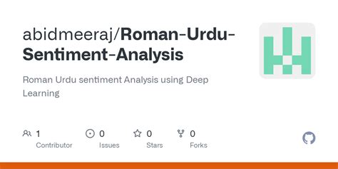 GitHub Abidmeeraj Roman Urdu Sentiment Analysis Roman Urdu Sentiment Analysis Using Deep Learning