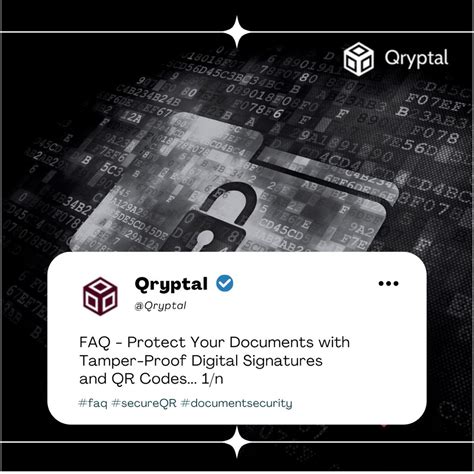 Secure And Verifiable Document Solutions With Qryptal Secure Qr Code