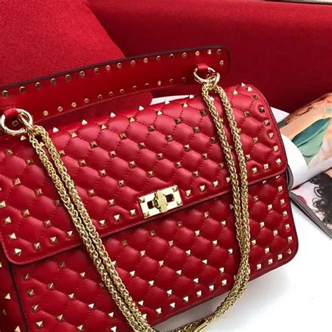 럭셔리 양가죽 리벳 대각선 가방 가죽 핸드백 소형 스퀘어 링거 싱글 숄더 체인 백 패션 다목적 여성용 가방 Aliexpress