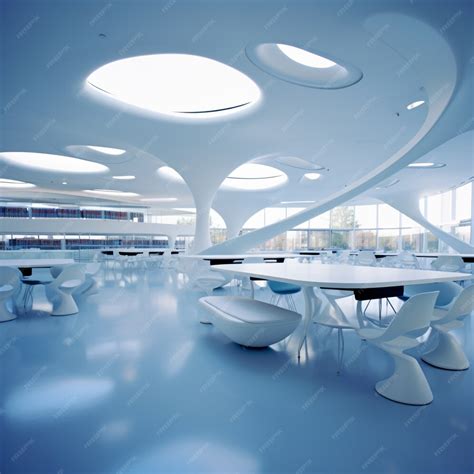Free Ai Image View Of Futuristic And High Tech Classroom For Students