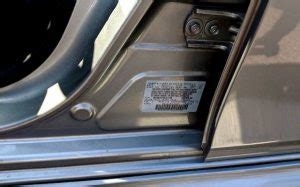 Where Is The Vin On My Nissan Car Nissan Vin Location