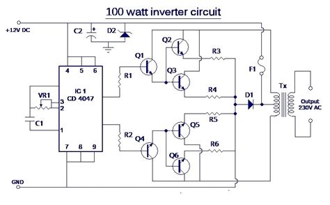 100w Inverter Circuit