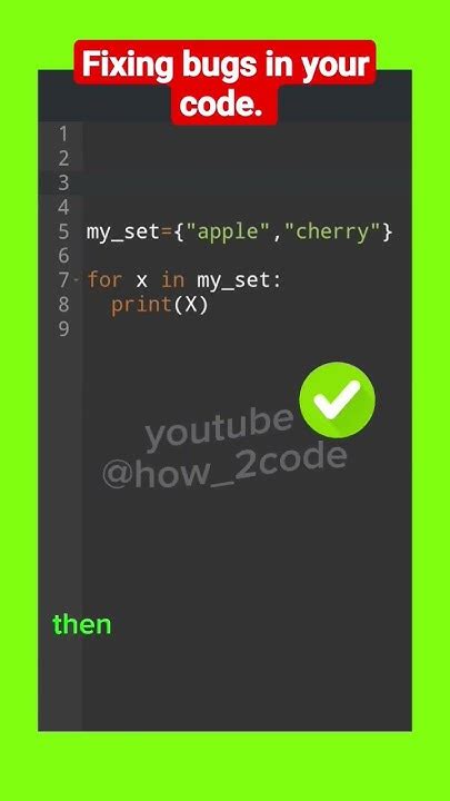 fixing bugs in your code fitness python viral youtubeshorts codinglove youtube