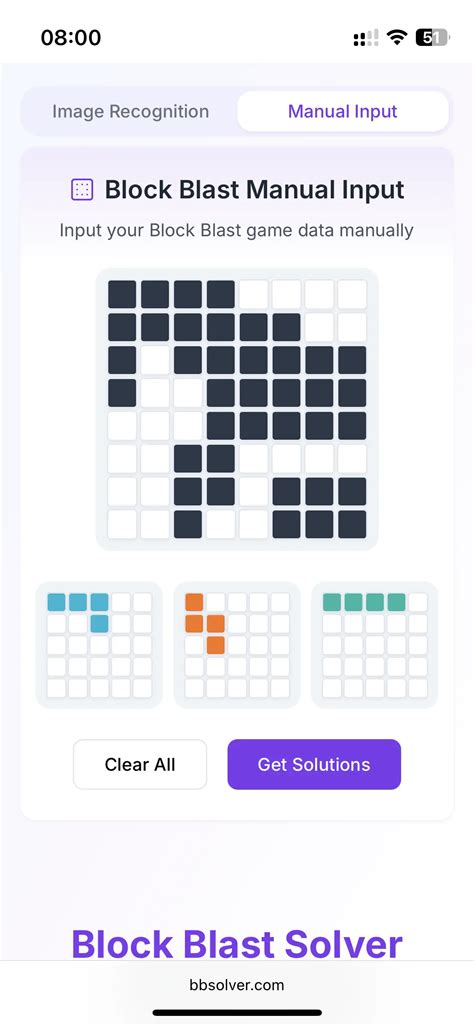 Block Blast Solver Manual Input