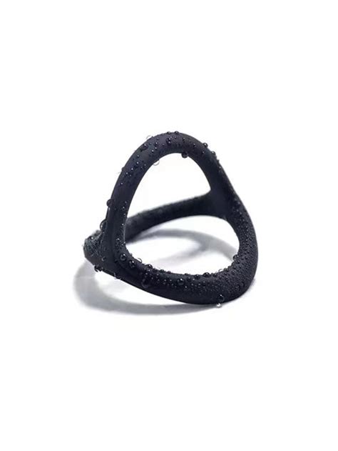 3 In 1 Ultra Soft Stretchy Cock Ring For Gay Men White Sock