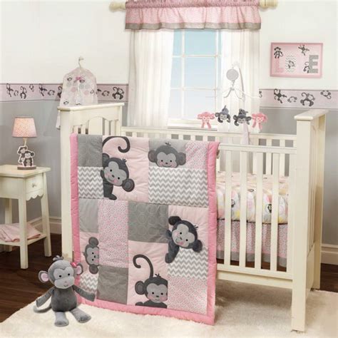 Monkey Baby Crib Bedding Theme And Design Ideas