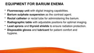 Barium Enema Uses In Imaging Today Pptx