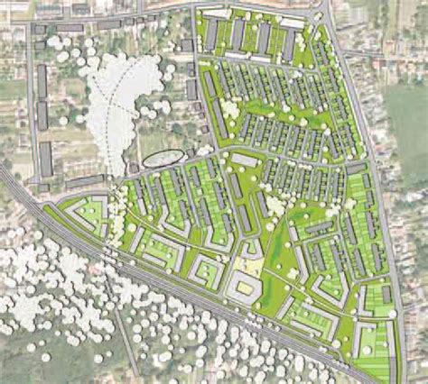 The Highlights Of The Master Plan Are New Housing Blocks On The South