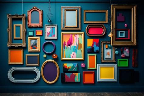 Premium Ai Image Framing Your Walls With Vibrant Colors The Best