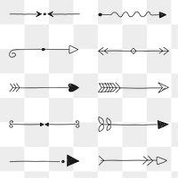 Arrow Divider Png Clipart Doodle Premium PNG Rawpixel