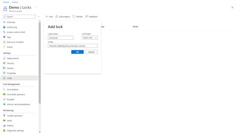 Protect Your Azure Resources With Locks Mohammed Ramees