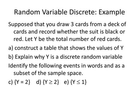 Ppt Part Ii Discrete Random Variables Powerpoint Presentation Free Download Id6945975
