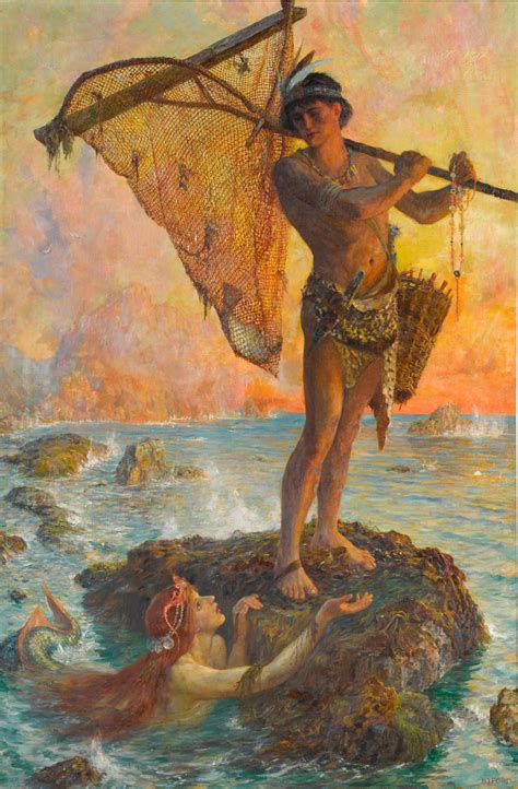 Henry Justice Ford The Fisherman And The Siren Royal And Noble