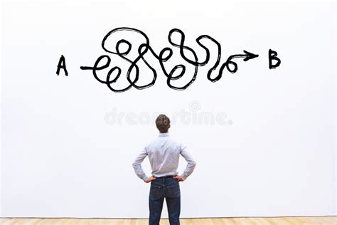 problem solving complicated solution from point a to point b business