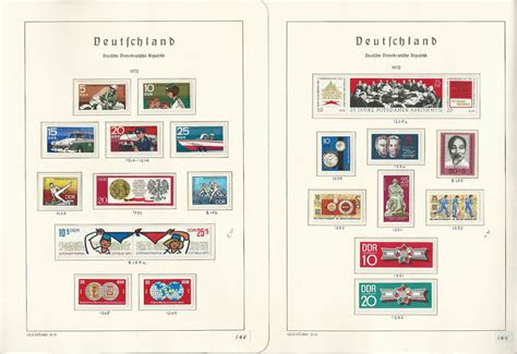 Germany Ddr Stamp Collection On 24 Hingless Lighthouse Pages 1969 72 Jfz Europe Germany Germany Ddr Stamp Collection On 24 Hingless Lighthouse Pages 1969 72 Jfz Europe Germany
