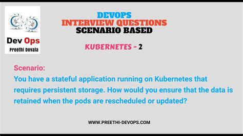 Devops Interview Questions Scenario Based Kubernetes 1 Youtube
