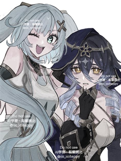 Faruzan And Layla Genshin Impact Drawn By Ox Xohappy Danbooru