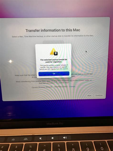 Cant Migrate From Another Mac Even Though It Is Up To Date Rapplehelp