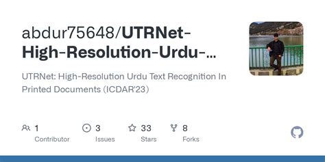 Github Abdur75648 Utrnet High Resolution Urdu Text Recognition Utrnet High Resolution Urdu