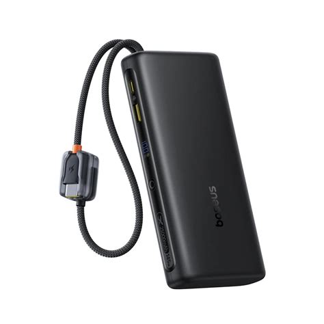 Tidesmit Baseus 25000mah 145w Power Bank Built In Dual Usb C Cable Fast