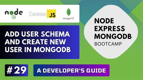 Build Rest Api With Node Express Mongodb Create New User 29 Youtube