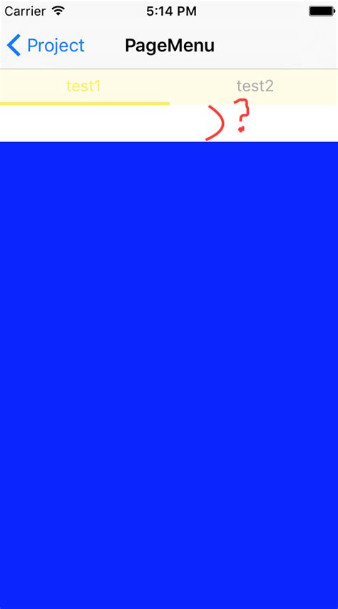 Ios What Does Margin Is This Pagemenu Swift Non Storyboard