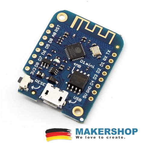 NodeMCU V3 4 ESP8266 ESP 12 E Lua CH340 WiFI WLan IoT Arduino Lolin Mini Micro MAKERSHOP DE