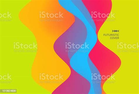 포스터 책 표지 전단지 배너에 대 한 추상 물결 모양 배경 동적 효과입니다 벡터 일러스트입니다 디자인 서식 파일입니다 배경