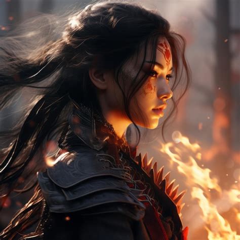 Premium Photo Inferno Serenity The Enigmatic Aura Of A Japanese