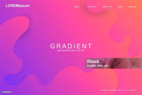 우아한 추상적인 유체 배경 벡터 템플릿과 생생한 색상 전환 0명에 대한 스톡 벡터 아트 및 기타 이미지 0명 3차원 형태 개념 Istock