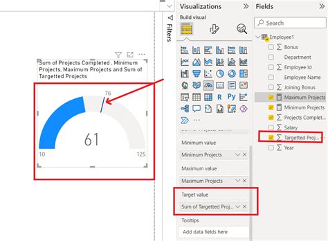 Power BI Create A Radial Gauge Chart GeeksforGeeks