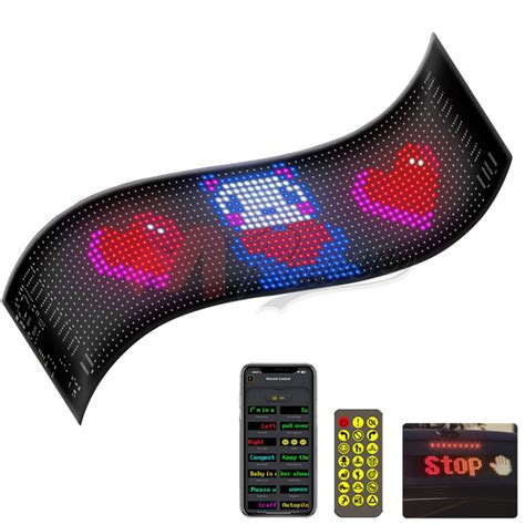 Led Flexible Display Matrix Panel Car Advertising Full Color High Defi Mpowerautomotive