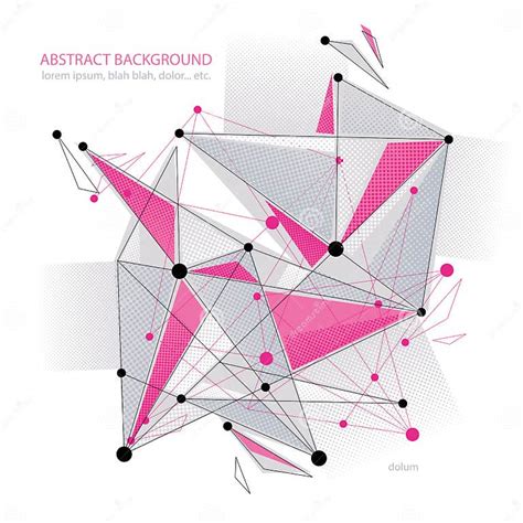 Abstract Vector Background Modern Style Technology And Science Theme Layout Stock Vector