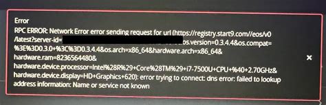 unable to access server server connection issues startos support