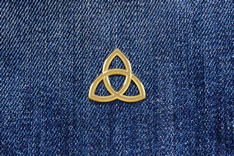 Gold Enamel Pin Mockup Behance