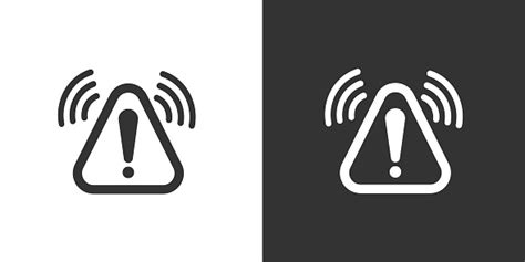 위험 아이콘 어디에나 적용할 수 있는 단색 아이콘 단순하고 픽셀 완벽하고 현대적인 스타일 알림 아이콘에 대한 스톡 벡터 아트 및 기타 이미지 Istock