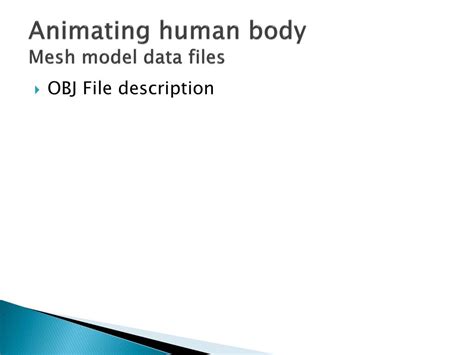 Ppt Animating Human Model In Opengl Using Data From Motion Capture System Powerpoint