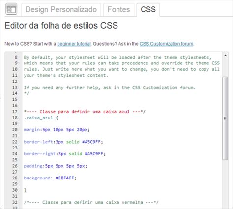 Como Usar Css No Wordpress ~ Visual Dicas