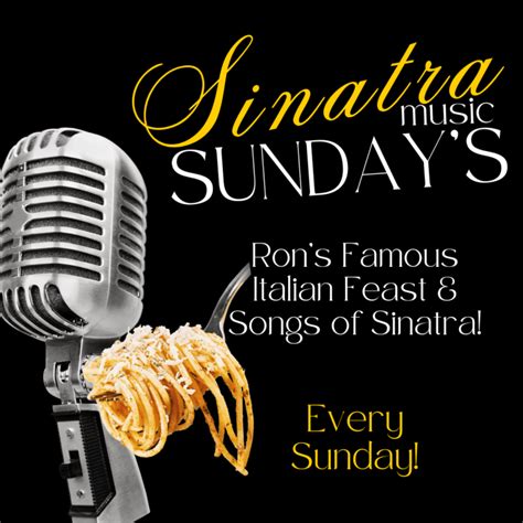 Club Arcada Sinatra Music Sunday Italian Feast And The Songs Of