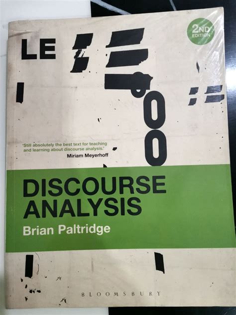 An Introduction Discourse Analysis Brian Paltridge Hobbies And Toys Books And Magazines