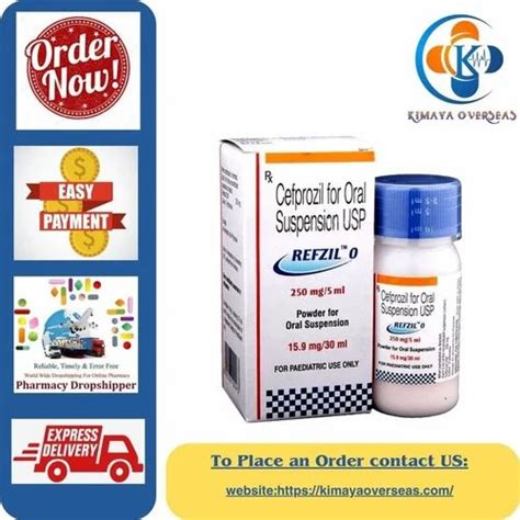 Cefprozil Suspension Refzil O 1 Piece Treatment Treat Bacterial