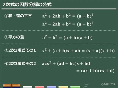 【3分で分かる！】因数分解の公式と解き方のコツ・練習問題と解説をわかりやすく 合格サプリ