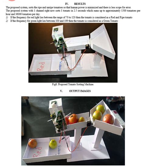 Iot Based Automated Tomato Sorting Machine