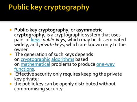 Basic Cryptography Unit 4 Css Ppt