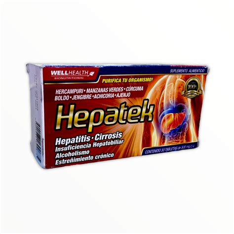 Hepatek 30 Tablets Well Health Natuzem