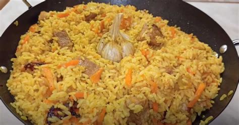 Плов со свининой на сковороде пошаговый рецепт рассыпчатого плова с мясом луком и рисом